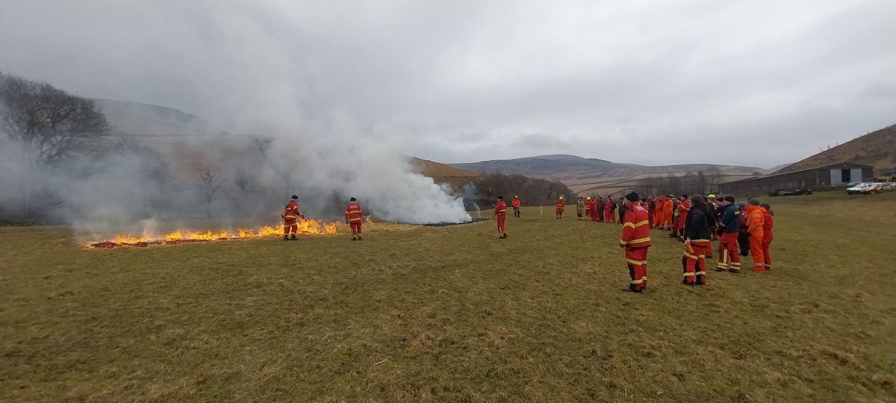 Cheshire Fire & Rescue Service - Wildfire cross border exercise
